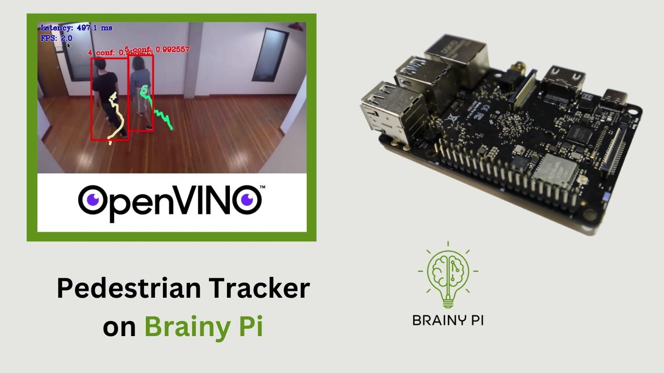 Pedestrian Tracker On Brainy Pi Brainy Pi